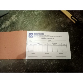 Jual Cetak Nota Custom / Nota NCR / Cetak Nota ( 1 Rim ) | Shopee Indonesia