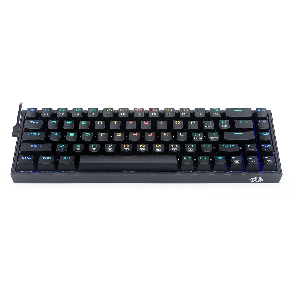 Jual Redragon Universal Mech Gaming Keyboard 68 Keys RGB CASTOR - K631-RGB Indonesia|Shopee ...