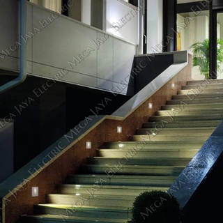 Jual LAMPU DINDING TANGGA LED 3 WATT 220V PERSEGI / OUTDOOR INDOOR 3 ...