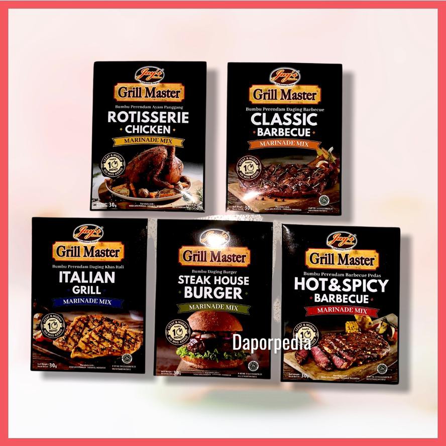 Jual Jay`s Grill Master Rotisserie Chiken Steak Burger Classic Barbecue Italian Grill Hot Spicy ...