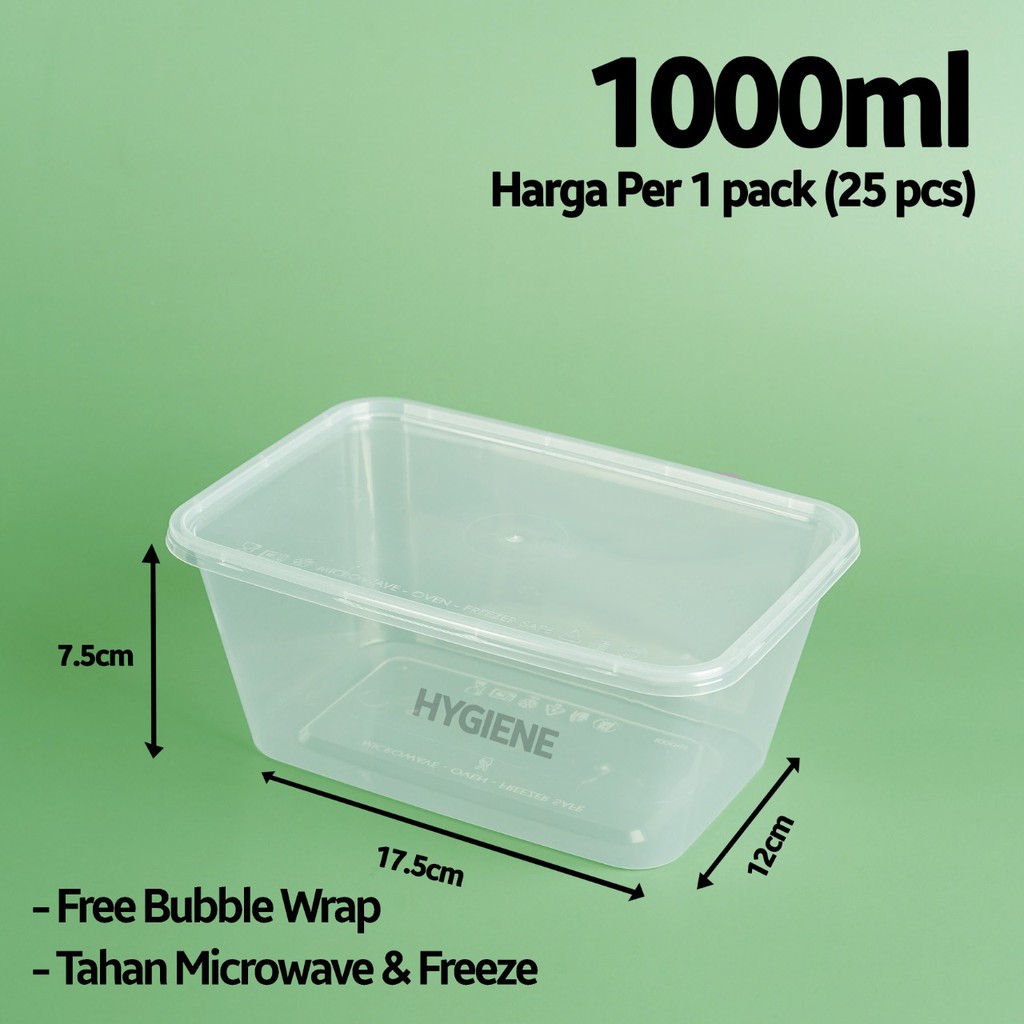 Kotak Plastik 1000 ml / Thinwall / Persegi Panjang | Shopee Indonesia Kotak Plastik 1000 ml / Thinwall / Persegi Panjang | Shopee Indonesia