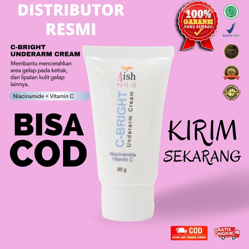 Jual Aish Underarm Cream Krim Pemutih Ketiak dan Selangkangan Hitam ...