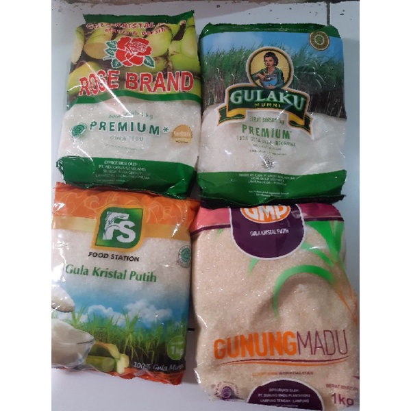 Jual LIHAT DESKRIPSI PRODUK!!! gula kemasan 1kg Indonesia|Shopee Indonesia