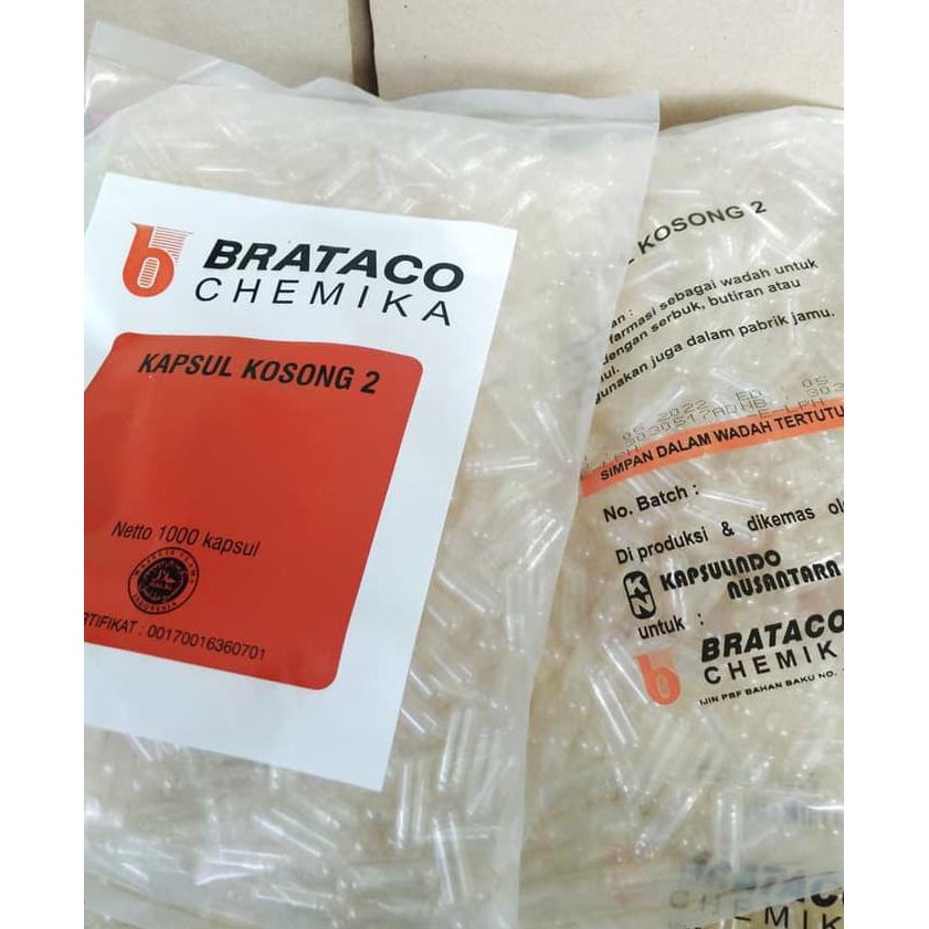 Jual CANGKANG KAPSUL KOSONG NO 2 NATURAL TRANSPARAN 1000 PCS HALAL MUI | Shopee Indonesia