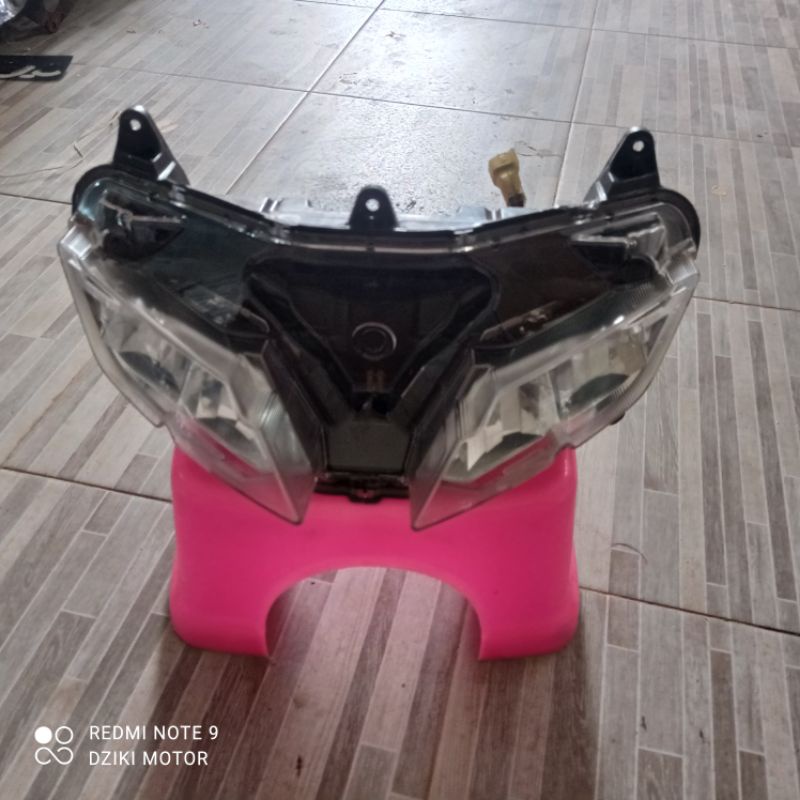 Jual lampu depan repektor head lamp aaay +led yamaha r15 led nyu ...