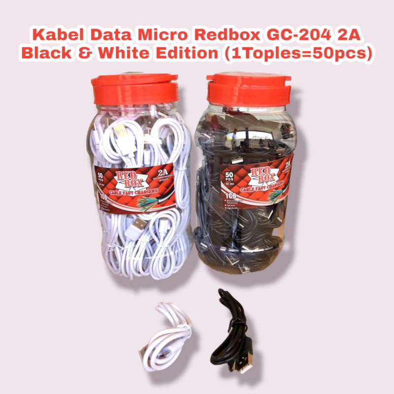 Jual Kabel Data Murah!! Kabel USB Micro Warna Putih& Hitam Pipih (1top ...