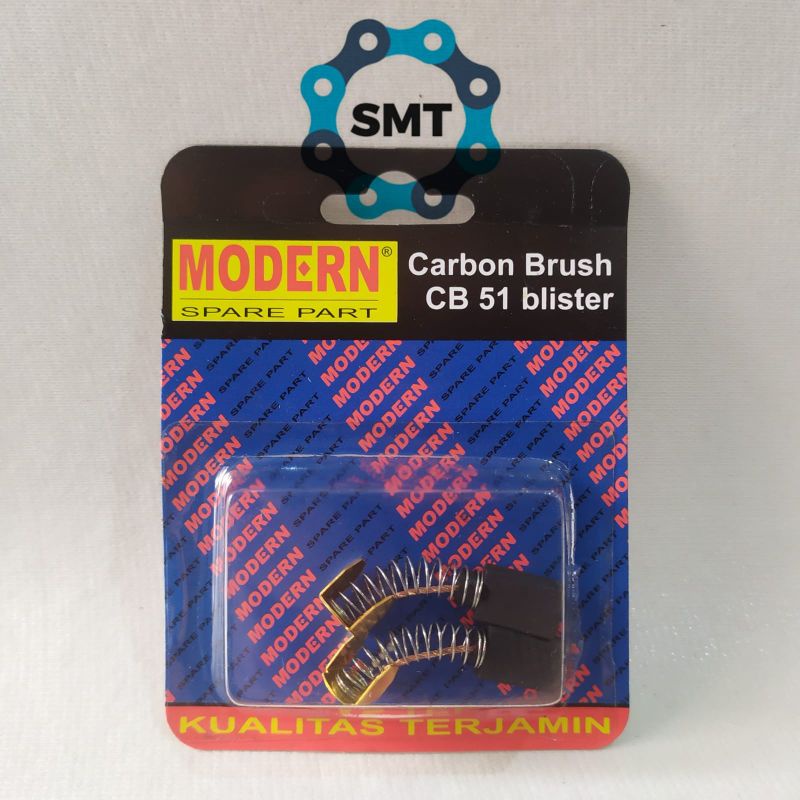 Jual Carbon Brush CB Kul Spul Arang Modern 51 CB51 Blister planer sugu ...