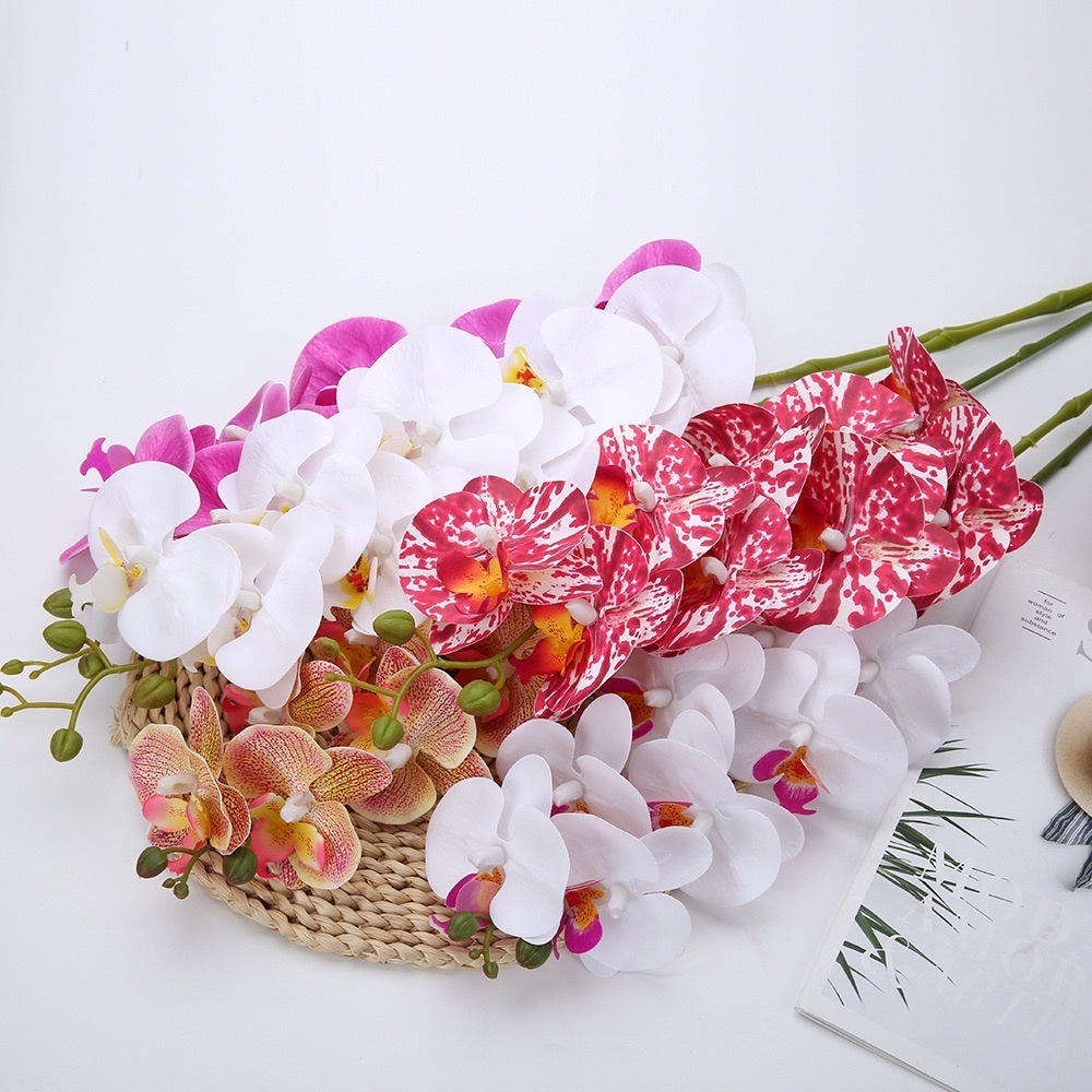 Jual Artificial Flower Real Touch Large Orchids latex / Bunga Anggrek ...