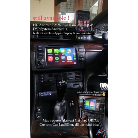 Jual Head Unit Android BMW E46 Ram 4GB Rom 64GB DSP System Built in ...