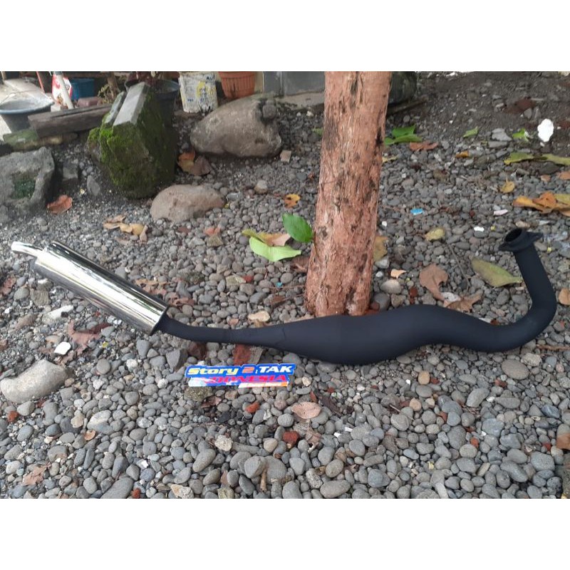 Jual KNALPOT RACING MODEL KADUDUT RXZ RZR 135 CC SUPER TEBAL | Shopee Indonesia