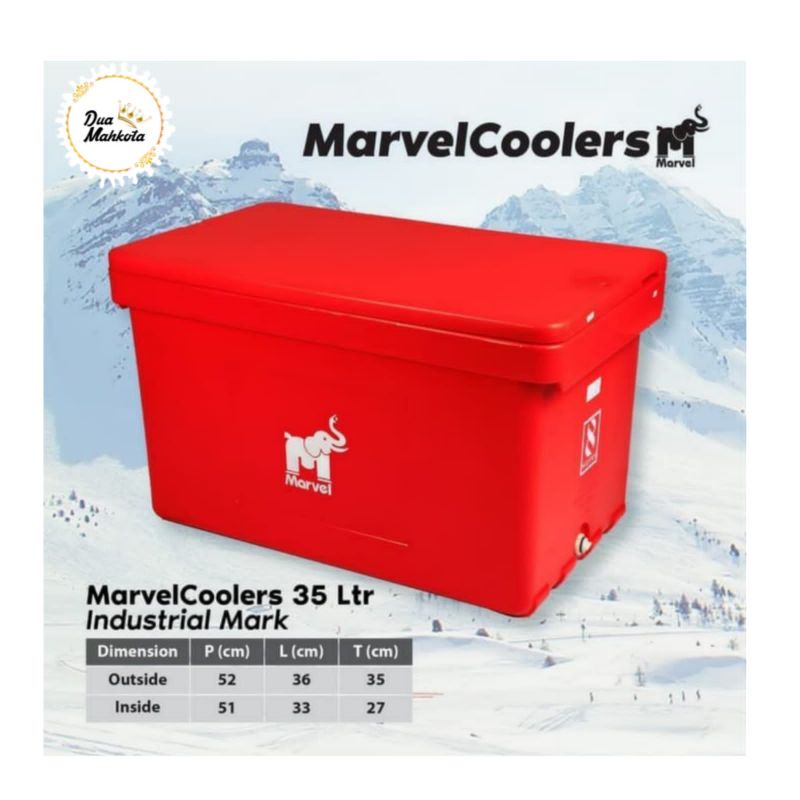 Jual Cooler Box Marvel 35liter | Cool box Ice 35 Liter | Shopee Indonesia