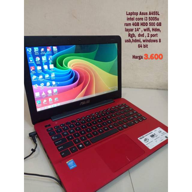 Jual Laptop Asus A455L Indonesia|Shopee Indonesia