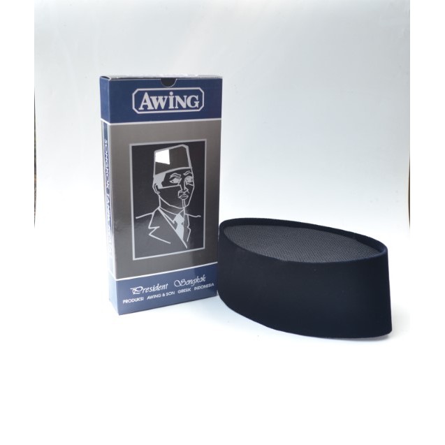 Jual Peci Awing Songkok Hitam Awing Full AC Awing Original | Shopee ...