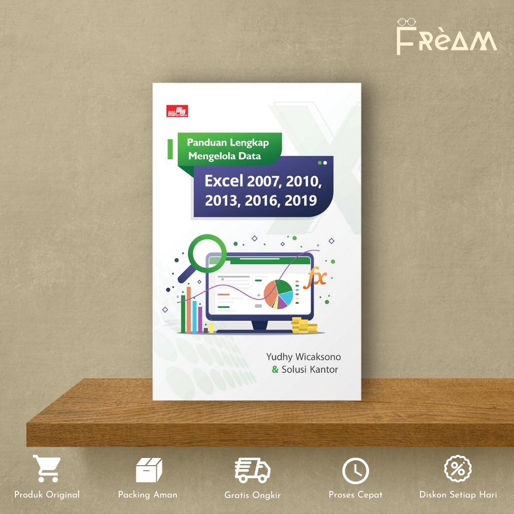 Jual Buku Komputer Panduan Lengkap Mengelola Data Excel 2007, 2010, 2013, 2016, 2019 by Yudhy ...