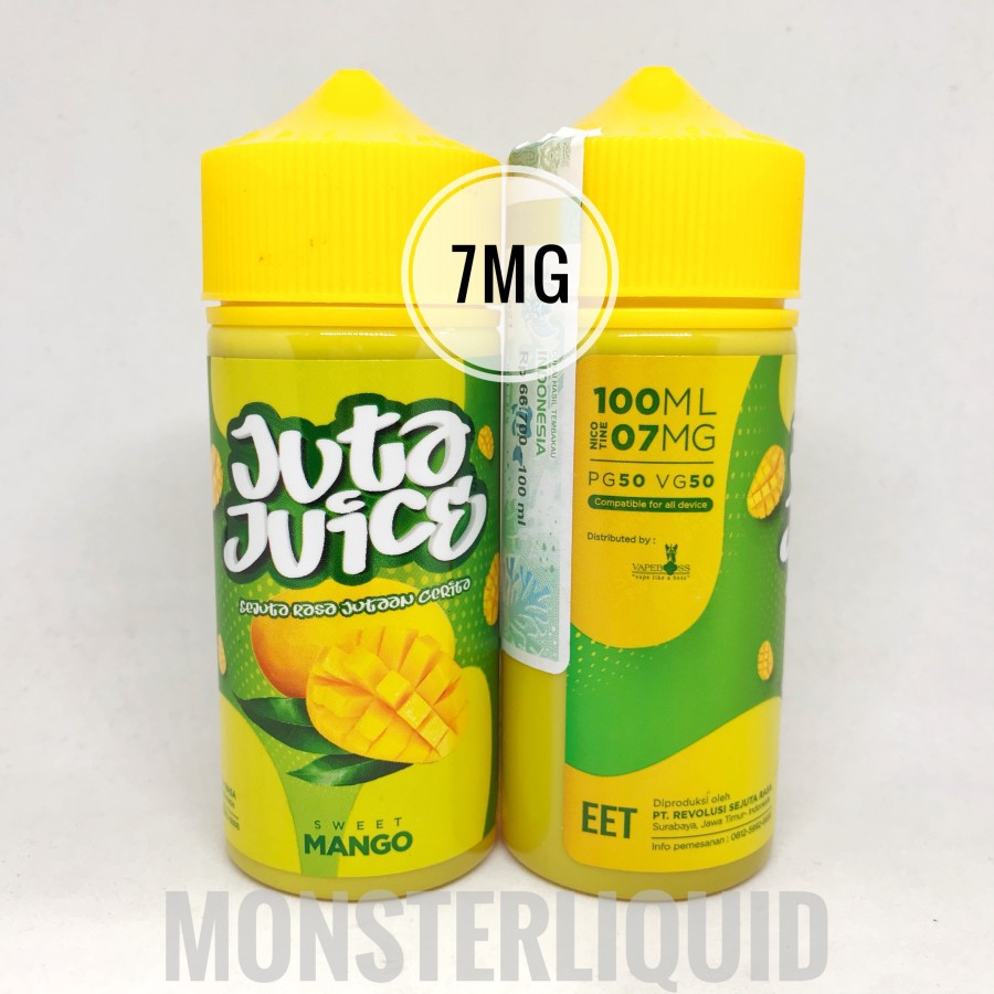 Jual JUTA JUICE SWEET MANGO 7MG 100ML | Shopee Indonesia