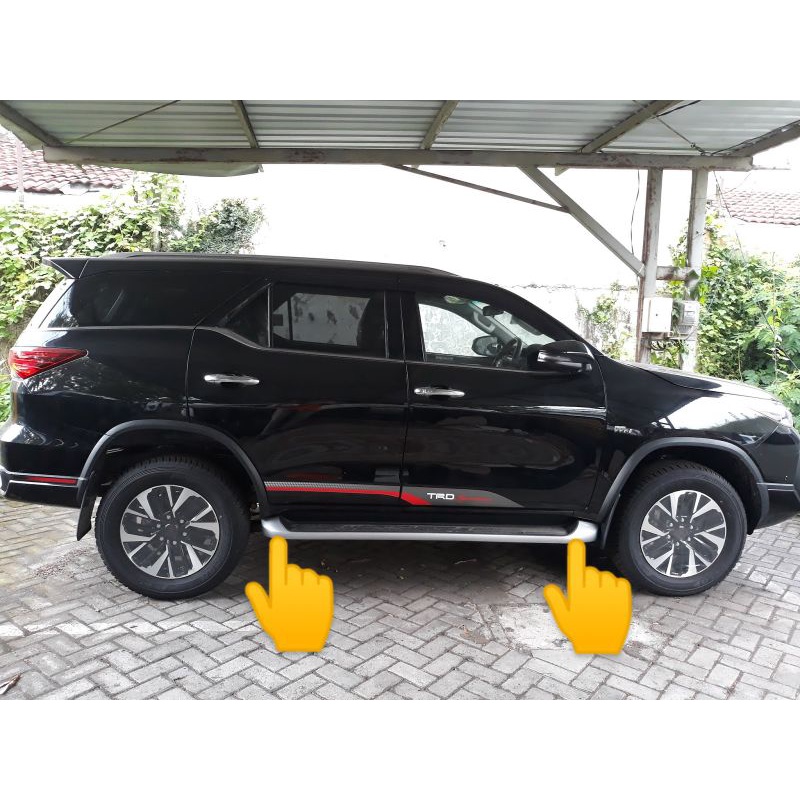 Jual Cover FOOT STEP footstep injekan kaki toyota fortuner vrz original ...