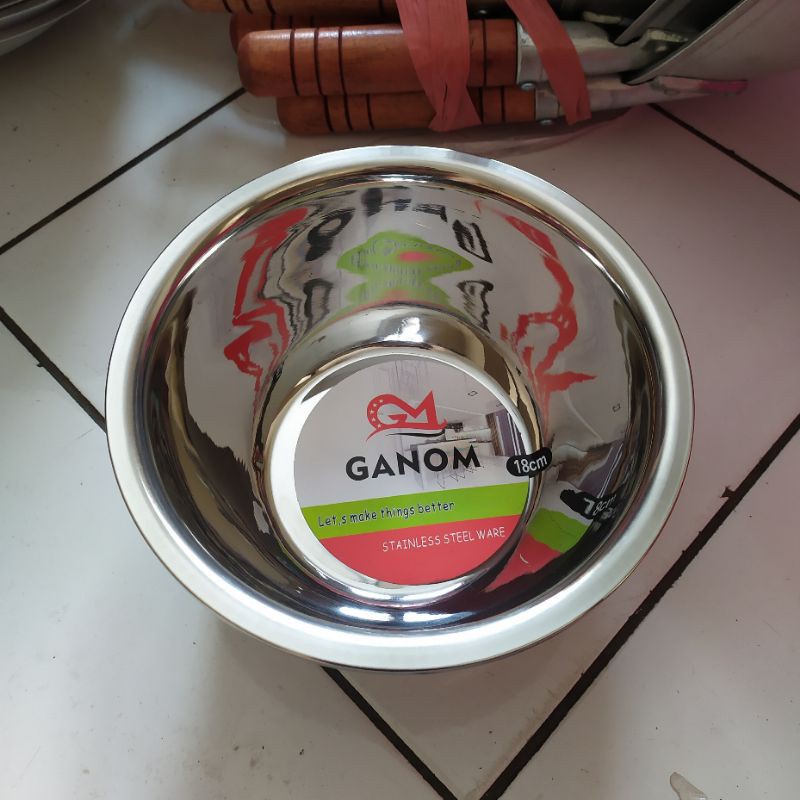 Jual BASKOM STAINLESS TEBAL MANGKOK MANGKUK STENLIS BASKOM KOREA | Shopee Indonesia