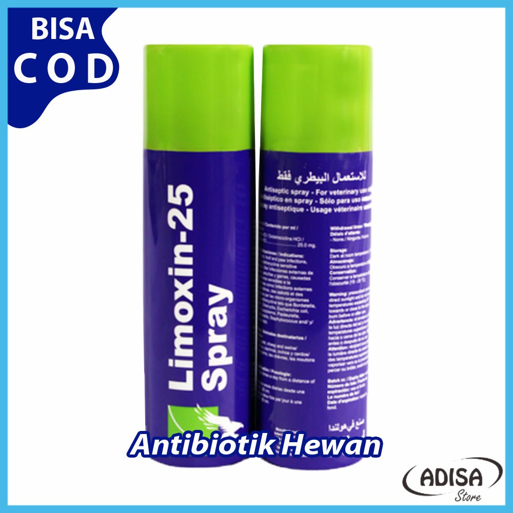 Jual Obat Antibiotik Luka Kulit Infeksi Hewan LIMOXIN Oxytetracycline ...