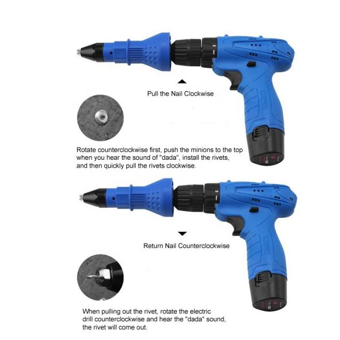 Jual ADAPTER BOR TANG RIVET ELEKTRIK GUN RIPET MESIN RIVETING ADAPTER ...