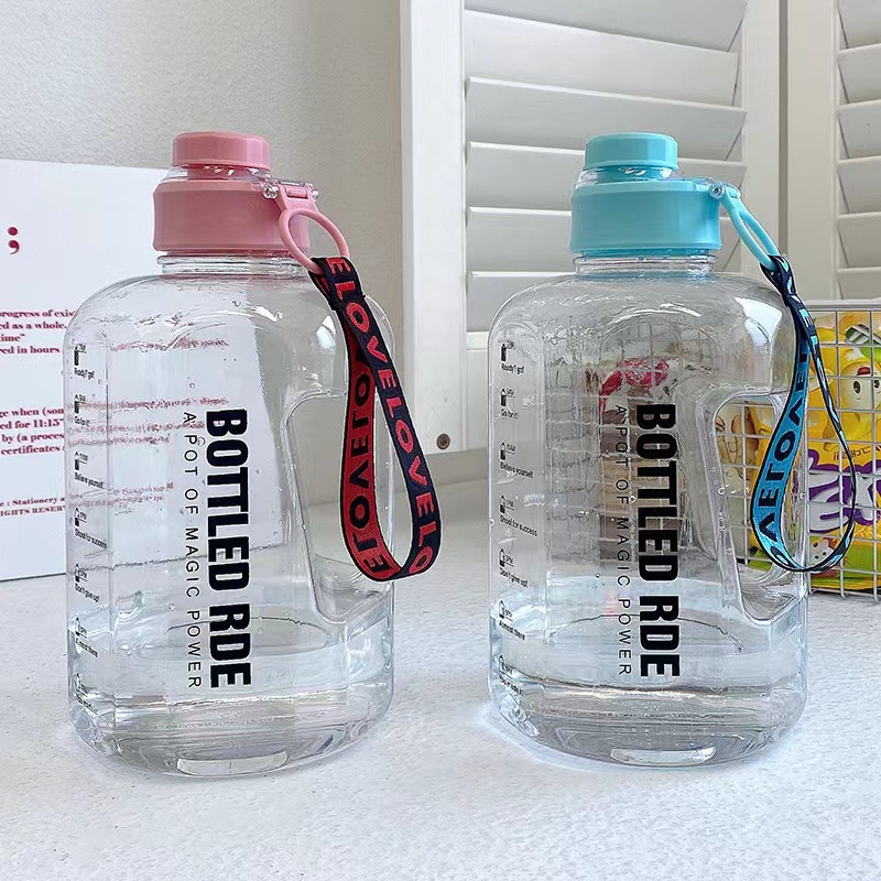 Jual Botol Minum Gym Sport Bening 2200 ML Motivasi Olahraga Fitness ...