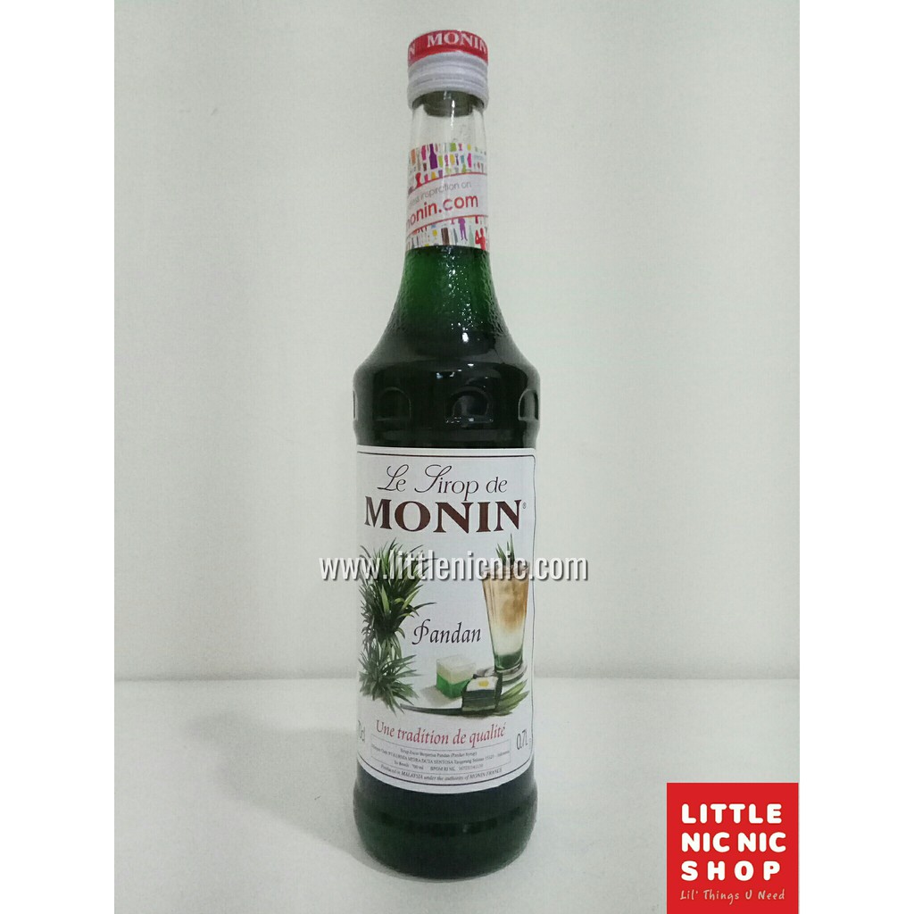 Jual Sirup MONIN SYRUP Pandan 700 ml Indonesia|Shopee Indonesia