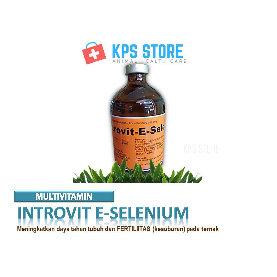 Jual INTROVIT E SELEN / SELENIUM - MULTIVITAMIN TERNAK | Shopee Indonesia