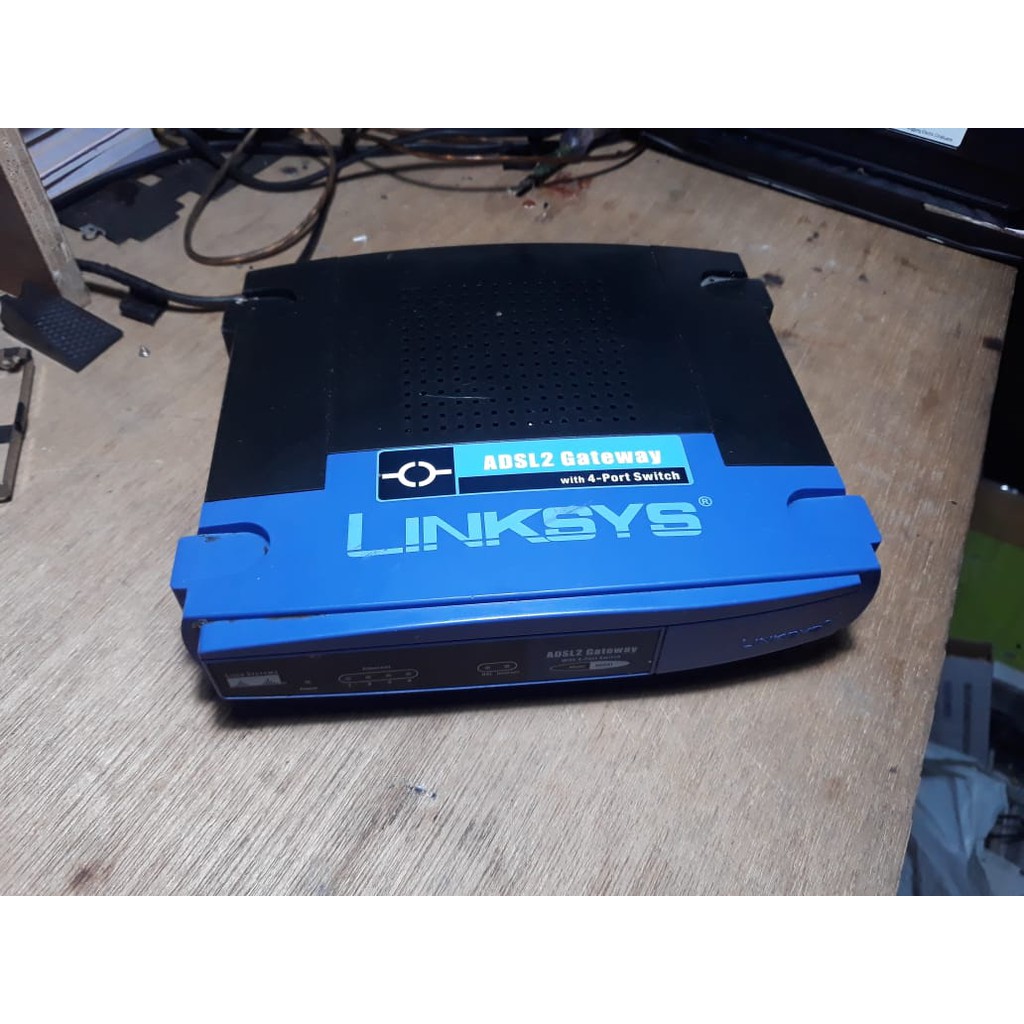 Jual Linksys AG241 V2 ADSL2 Gateway With 4port Switch | Shopee Indonesia