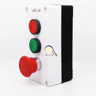 Jual Push Button Switch Box Momentary NO NC Red Green Switches and ...