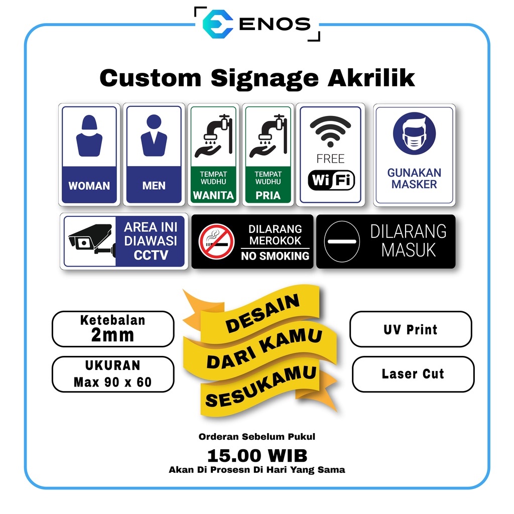 Jual signage Harga Terbaik & Termurah Februari 2023 | Shopee Indonesia