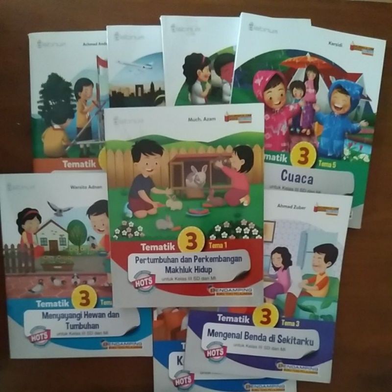 Jual Buku Tematik Kelas 3 Tema 1 2 3 4 5 6 7 8 SD dan MI Platinum HOTS Tiga Serangkai | Shopee ...
