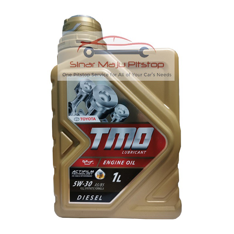 Jual TMO FULL SYNTHETIC DIESEL ENGINE OIL 5W-30 A5 B5 Botol 1 Liter ...