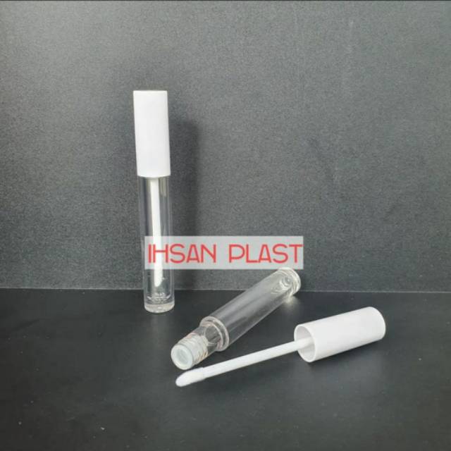 Jual BOTOL LIPGLOSS / LIPCREAM / LIPMATTE 5 ML CAP PUTIH | Shopee Indonesia