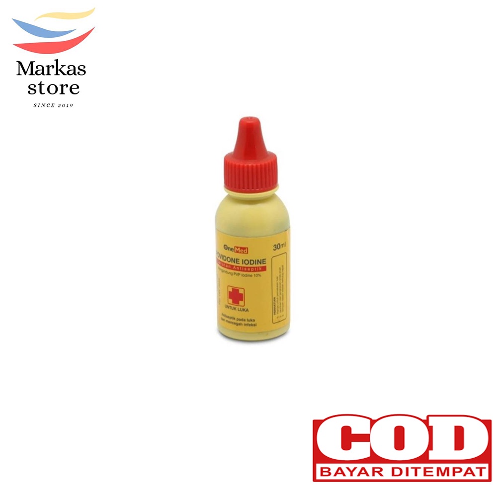 Jual Onemed Povidone Iodine Ecodine 30 ml / Povidon Iodin Ecodin 30ml ...