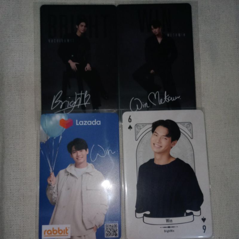 Jual signature win metawin bright lazda win playing card photocard official gmm | Shopee Indonesia