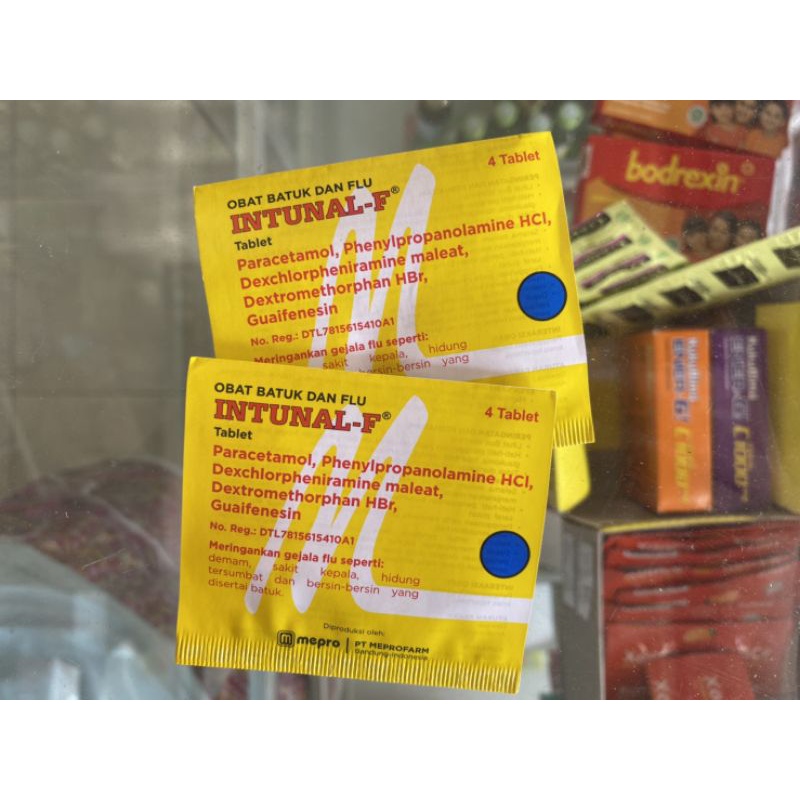Jual Intunal Forte Obat Batuk - Pilek Isi 4 Tablet | Shopee Indonesia
