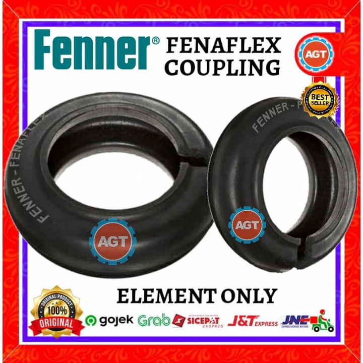 Jual FENNER RUBBER COUPLING F90 RUBBER ONLY MATERIAL RUBBER FENNER ...