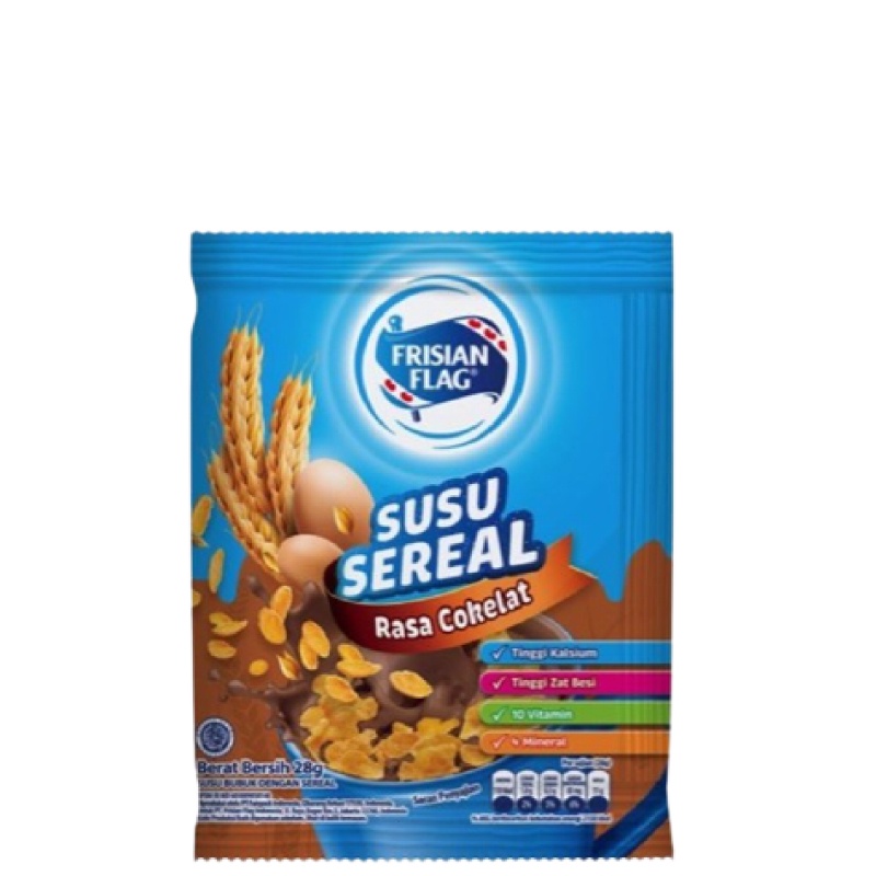 Jual Frisian Flag Susu Sereal Cokelat 10 x 28 gr | Shopee Indonesia