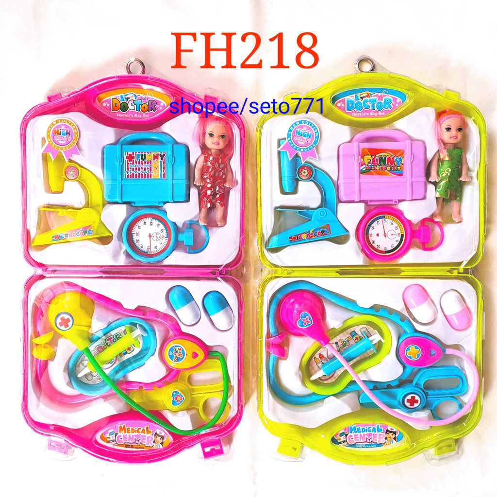 Jual Mini Doctor Set Mainan Dokter Koper Kecil FH218 Simulasi Tenaga ...