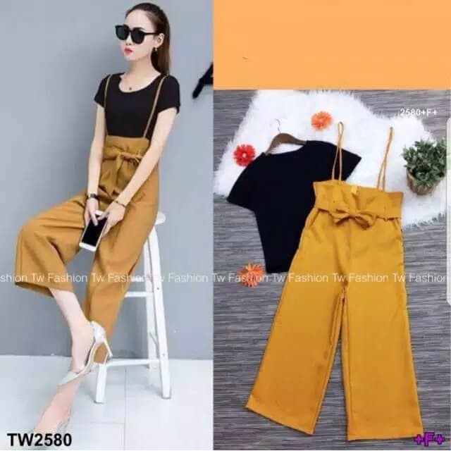 Jual Jumpsuit Pendek/Baju terusan wanita-jp esther - Hitam Jumsuit ...