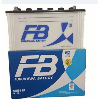 Jual AKI BATERAI BASAH FB FURUKAWA KAPAL TRUCK GENSET N100/95E41R 100AH | Shopee Indonesia