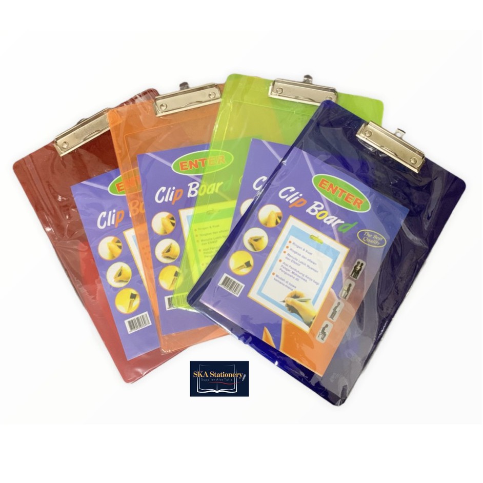 Clipboard/Papan Transparan Folio (Pcs) | Shopee Indonesia