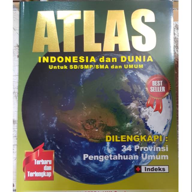 Jual ATLAS INDONESIA dan DUNIA dilengkapi 34 Provinsi | Shopee Indonesia