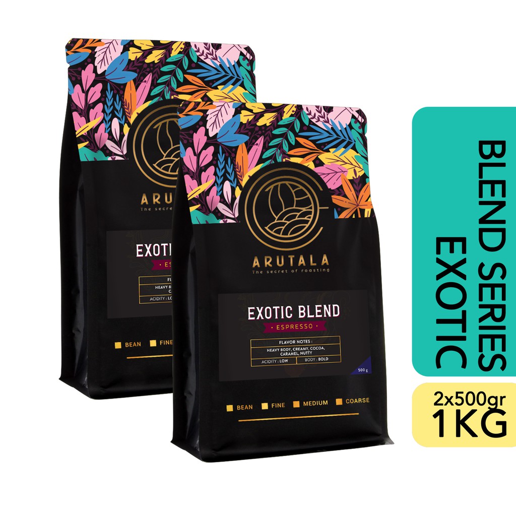 Jual ARUTALA Kopi Exotic Blend Espresso 1KG Indonesia|Shopee Indonesia