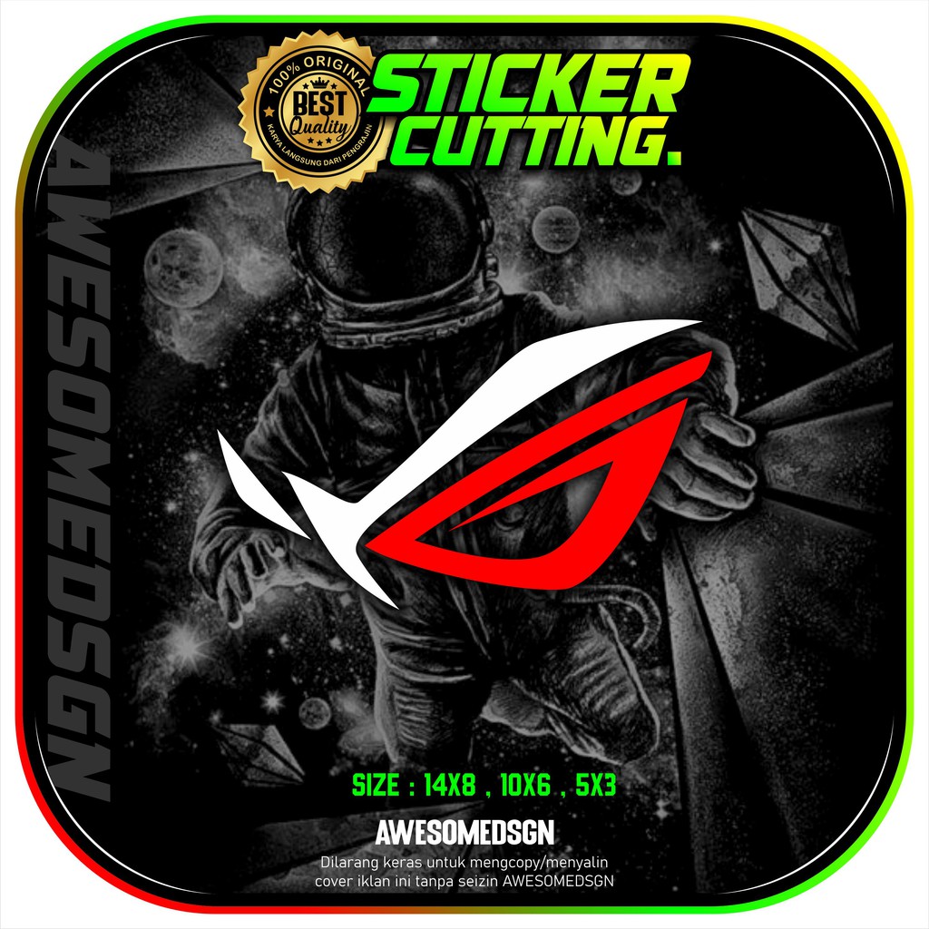 Jual STIKER CUTTING ROG | Shopee Indonesia
