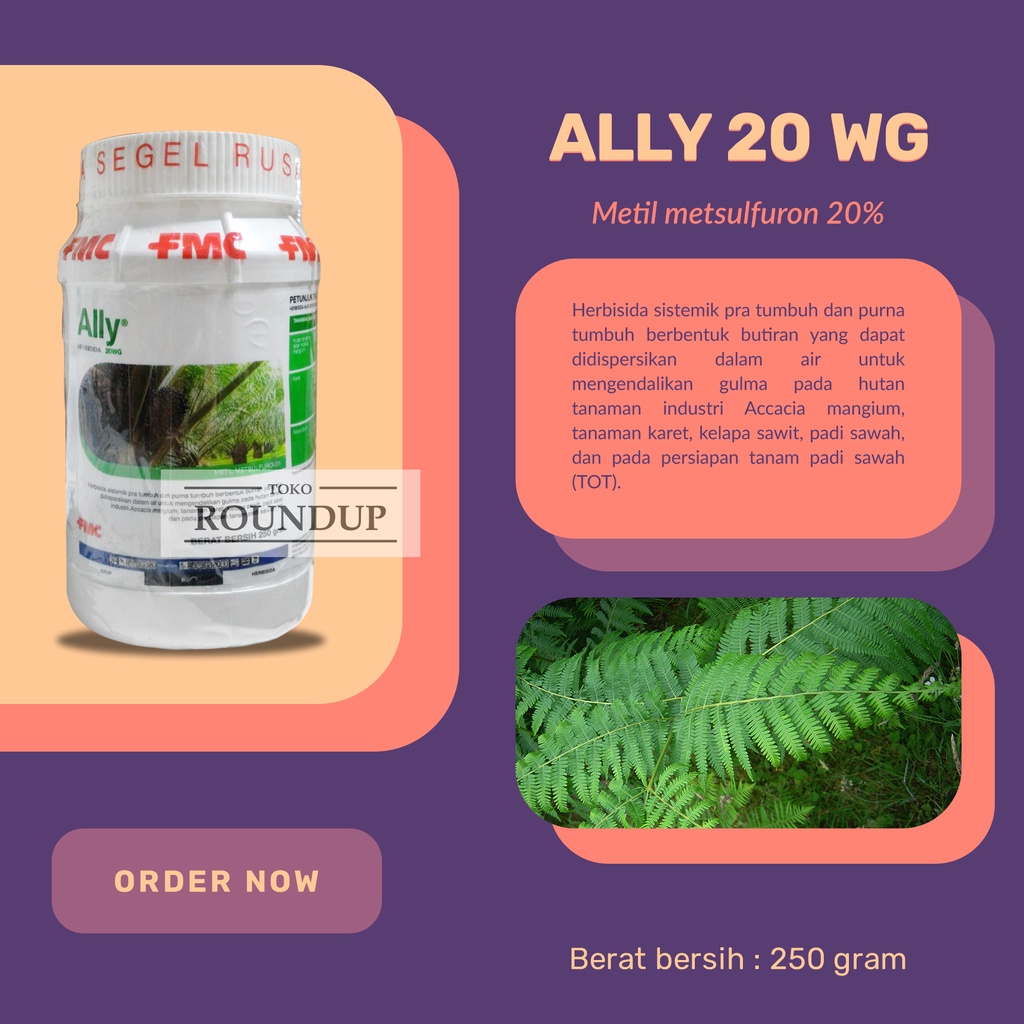 Jual Ally 20 WG 250 gram | Herbisida / Racun untuk Gulma Berdaun Lebar ...