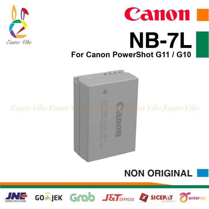 Jual CANON NB-7L NB7L BATERAI BATTERY FOR POWERSHOT G10 G11 G12 ...
