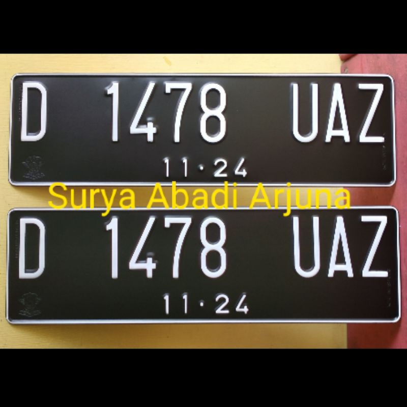 Jual Plat Nomor Mobil Plat Mobil Standar Plat Mobil Rapih Plat Nomor ...