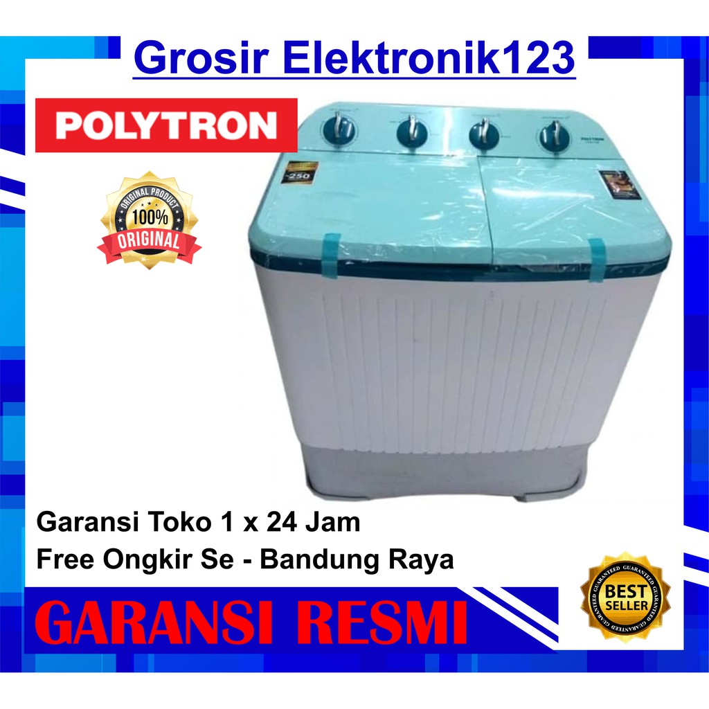 Jual Mesin Cuci Polytron PWM 8366 8 KG khusus bandung | Shopee Indonesia