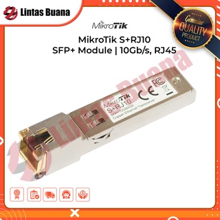 Jual Mikrotik S+RJ10 SFP module 10Gbps / SFP Transceiver 10 GB ( S+RJ10 ...