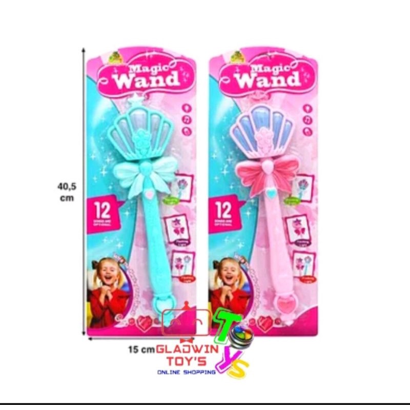 Jual Mainan Anak Tongkat Peri Bintang Bulan Mahkota Magic Wand Mainan ...